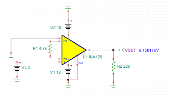 INA129: No voltage amplification - Amplifiers forum - Amplifiers - TI E2E support forums