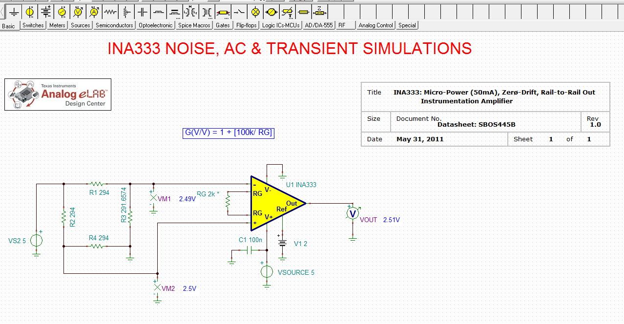 INA333: Unstable voltage at differential inputs with a load cell connected - Amplifiers forum ...