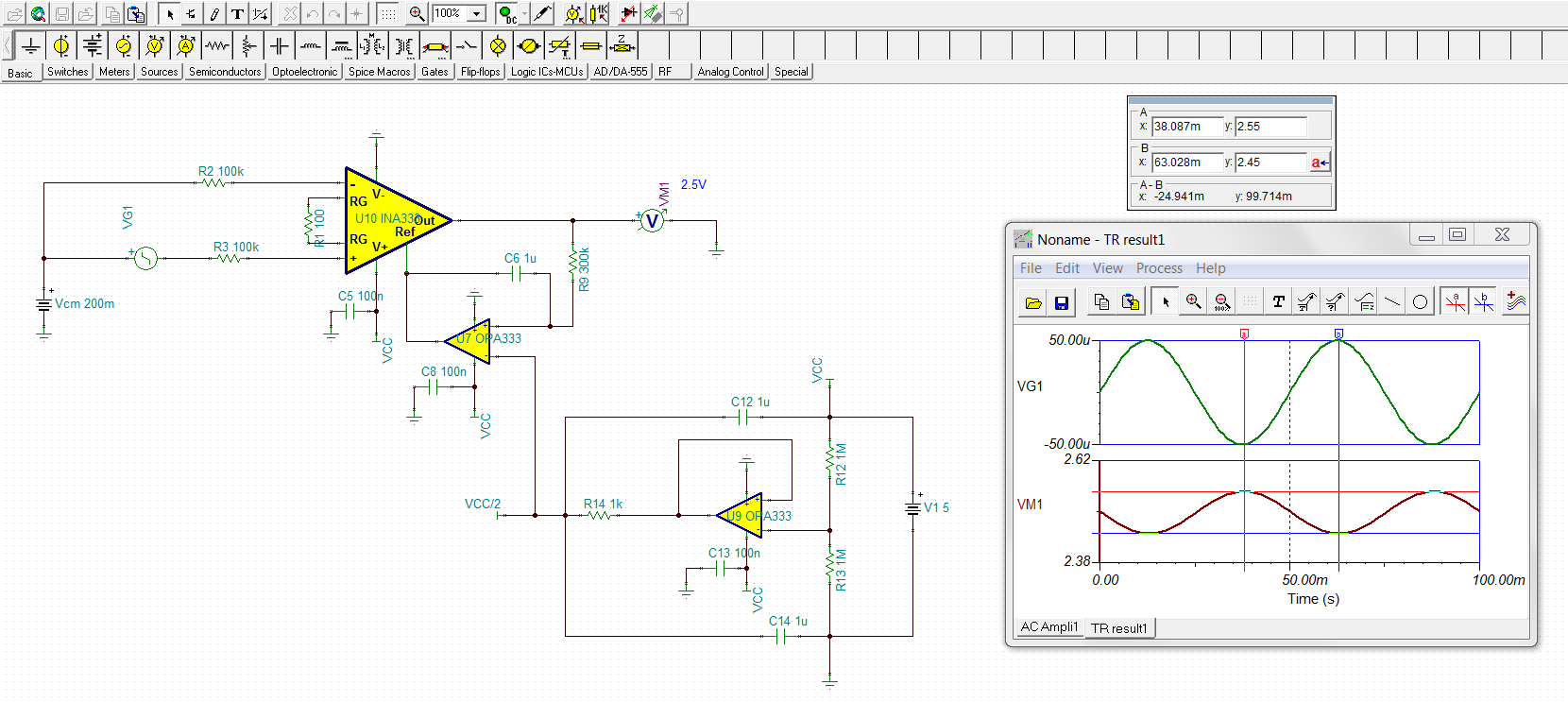 TINA/Spice/INA333: INA 333 output problem - Amplifiers forum - Amplifiers - TI E2E support forums