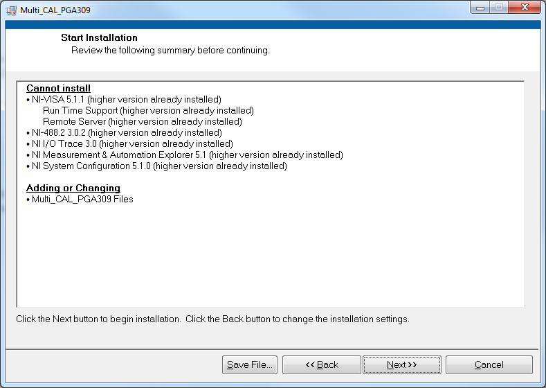 Multi Cal System Basic Starter Kit Cannot Install Software And Cannot Find Extra Multi Cal