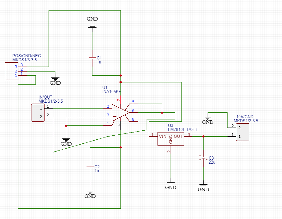 Ina105 Unity Gain Inverting Amplifier Output Issues Amplifiers Forum Amplifiers Ti E2e