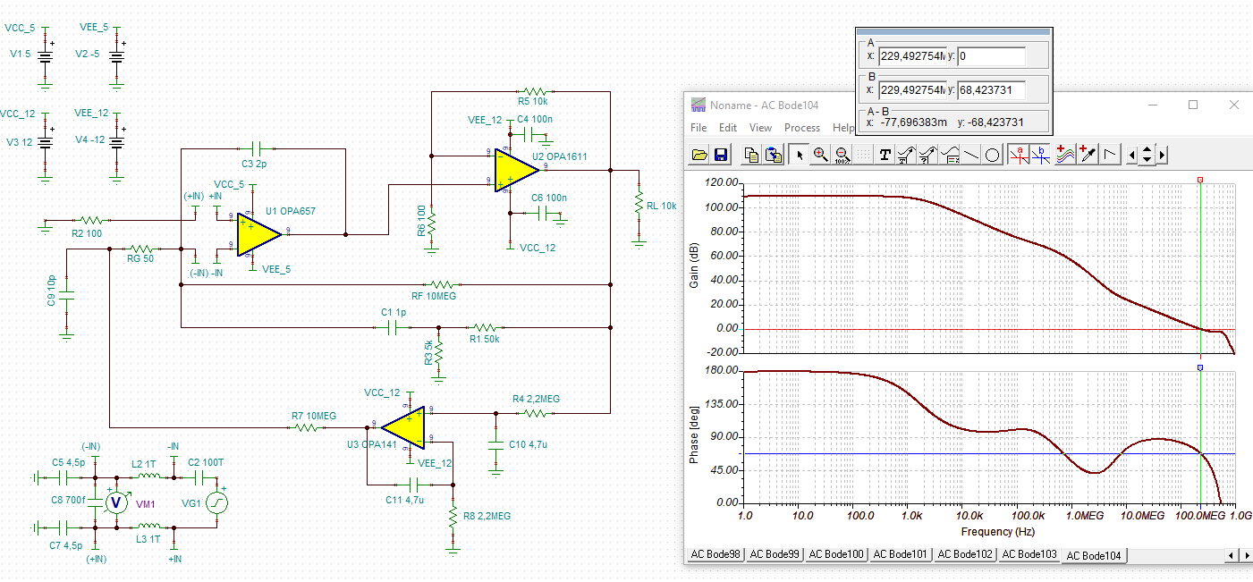 Suppressingsubtracting Current At Tia Input Amplifiers Forum Amplifiers Ti E2e Support Forums
