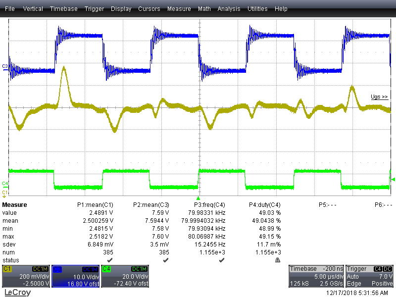 INA253: Weird behavior of INA253 when used for phase current ...