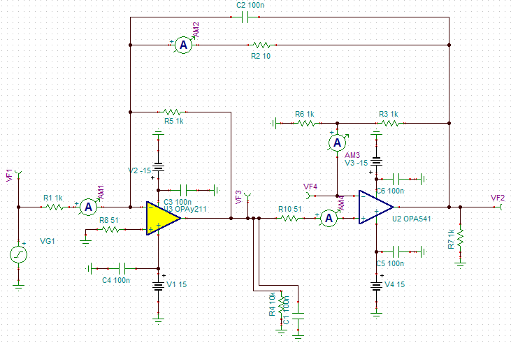 Transimpedance Amplifier (Composite OPA211 and OPA541) - Amplifiers forum - Amplifiers - TI E2E ...