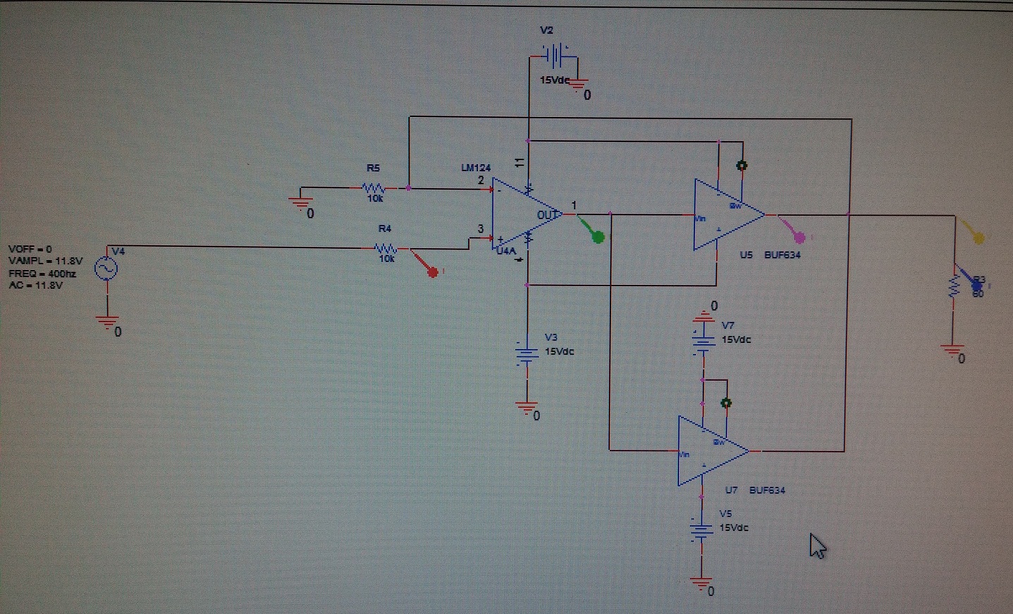 Current Buffer With Buf634 Unity Gain Amplifiers Forum Amplifiers Ti E2e Support Forums