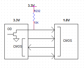 TXB0104 for Open Drain -> CMOS uni-direction - Logic forum - Logic - TI ...