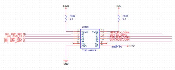 TXB0104: TXB0104 for SPI interface - Logic forum - Logic - TI E2E support forums