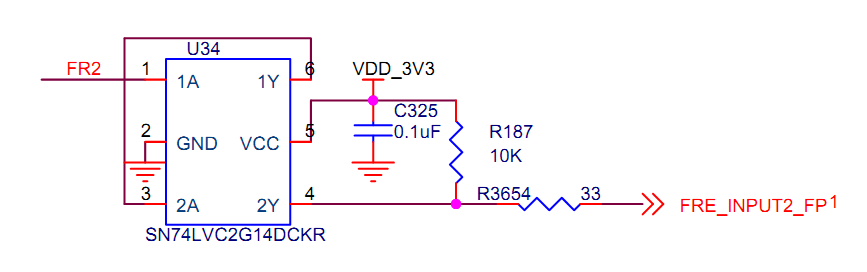 SN74LVC2G14: Output can't not work normally when connect the two channel as two stage inverter ...