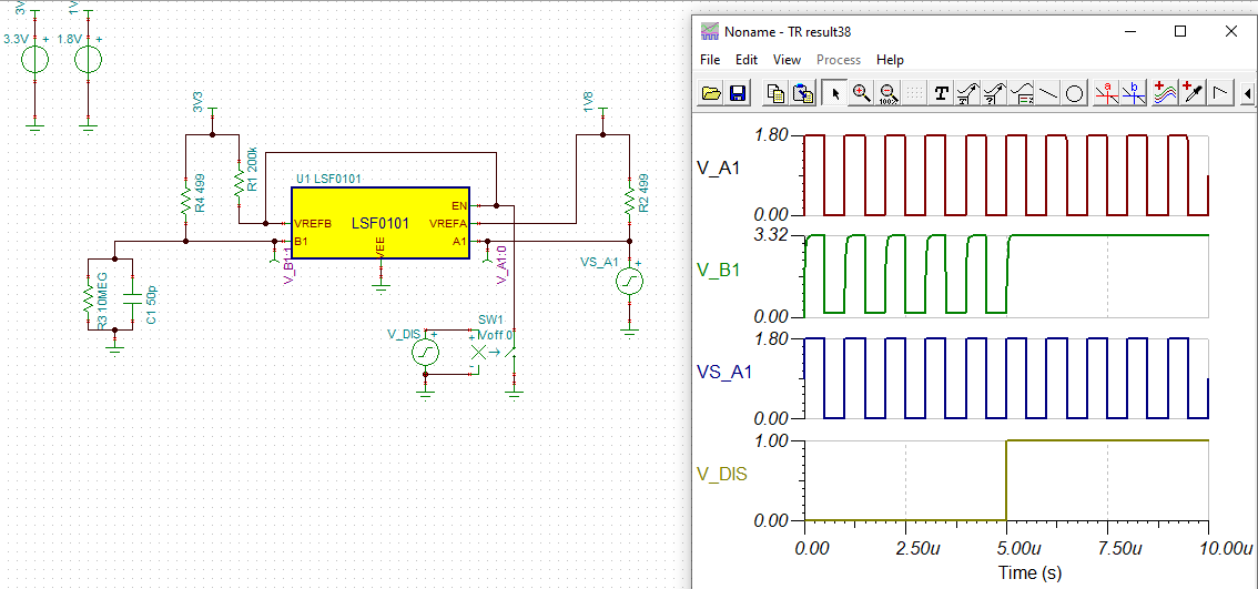 Lsf0108 Vb Leak Voltage To Vrefa Logic Forum Logic Ti E2e Support Forums
