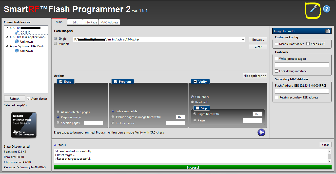 Launchxl Cc1310 How To Implement Oad Feature For Rfechotx Project As