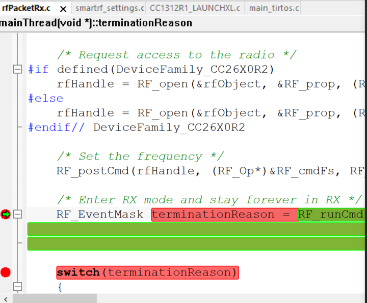 CC1312R: CC1312 Issue - Sub-1 GHz forum - Sub-1 GHz - TI E2E support forums