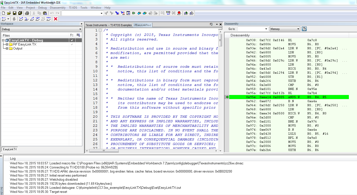 CC1310 tirtos_simplelink_2_14_03_28 code example can't run to Main - Sub-1 GHz forum - Sub-1 GHz ...