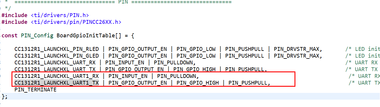 RTOS/LAUNCHXL-CC1312R1: CC1312 Uart issue - Sub-1 GHz forum - Sub-1 GHz ...