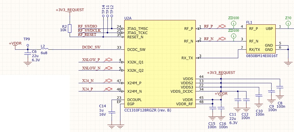 Cc1310 Voltage Drop While Transmitting Sub 1 Ghz Forum Sub 1 Ghz Ti E2e Support Forums