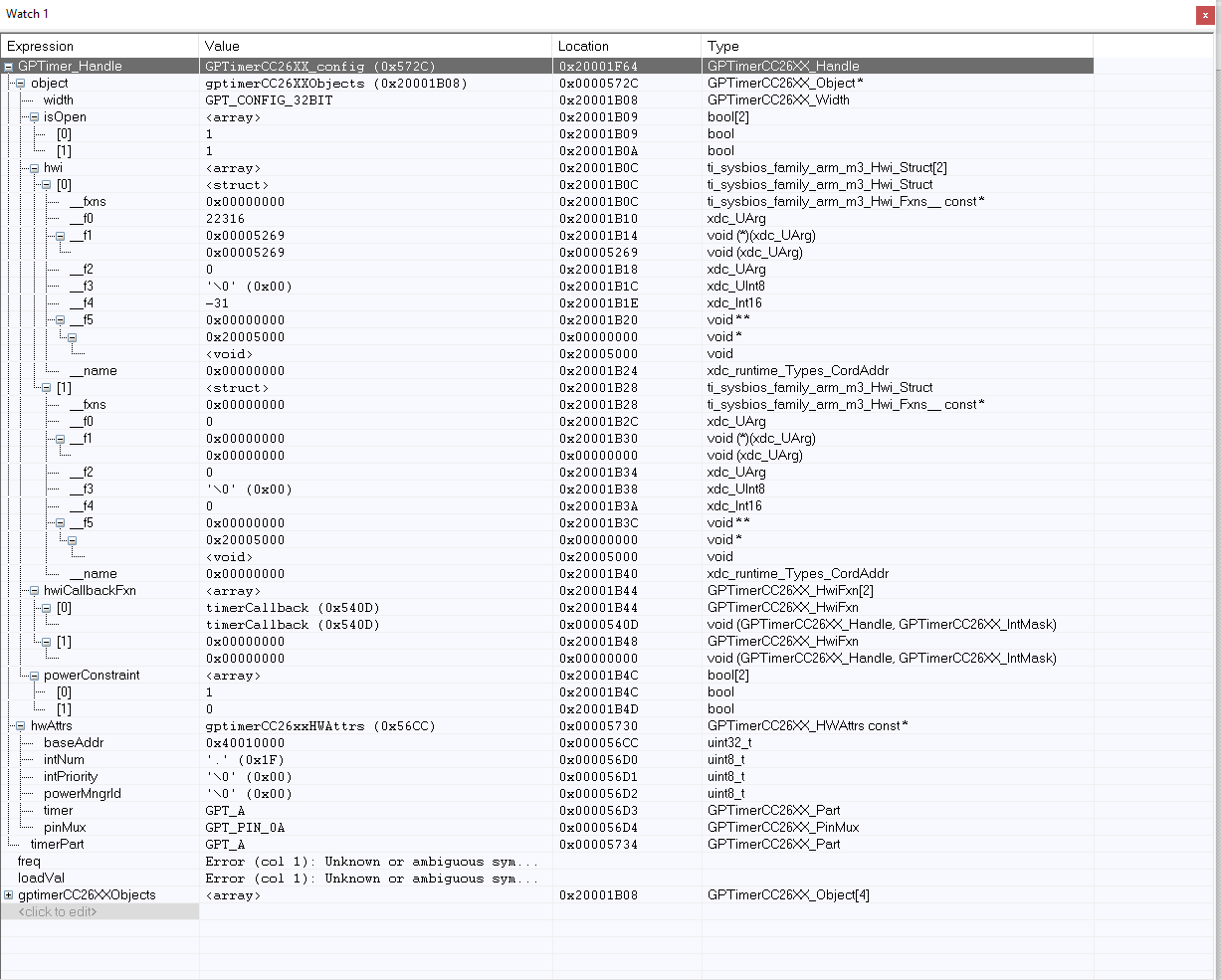 Cc1310 Gptimer Callback Is Not Called By The Gptimer Driver Sub 1 Ghz Forum Sub 1 Ghz Ti
