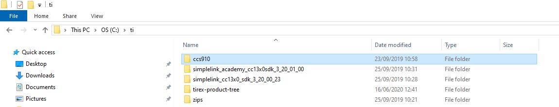 CCS/CC1310: How to change the target device footprint in Code Composer ...