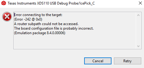 LAUNCHXL-CC1352R1: XDS-200 Debugger - Sub-1 GHz forum - Sub-1 GHz - TI ...