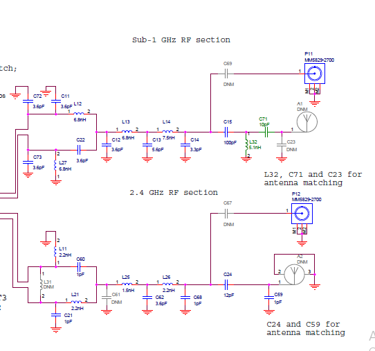 CCS/CC1350: Choosing an external antenna for CC1350 SubGHz project ...