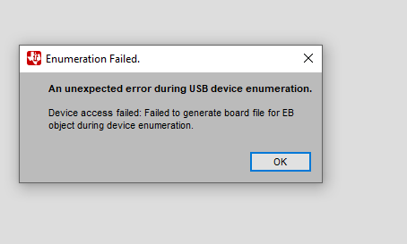 CCS/LAUNCHXL-CC1310: LAUNCHXL-CC1310: CC1310 Launchpad and Smart RF Studio Enumeration error ...