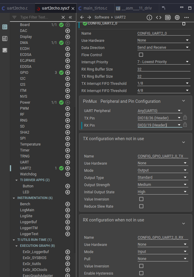 LAUNCHXL-CC1352R1: Cannot Receive UART in LOOPBACK - Sub-1 GHz forum - Sub-1 GHz - TI E2E ...