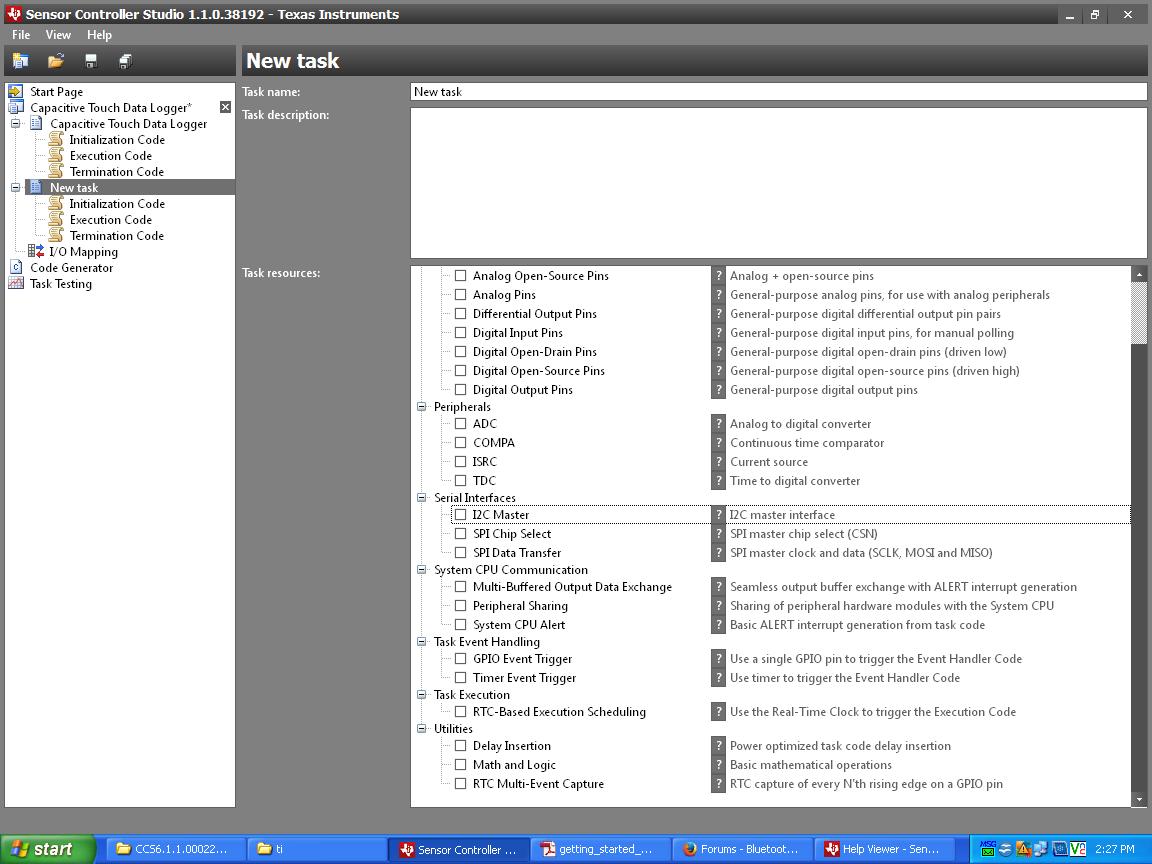 Sensor Controller Studio - Zigbee & Thread forum - Zigbee & Thread - TI E2E support forums