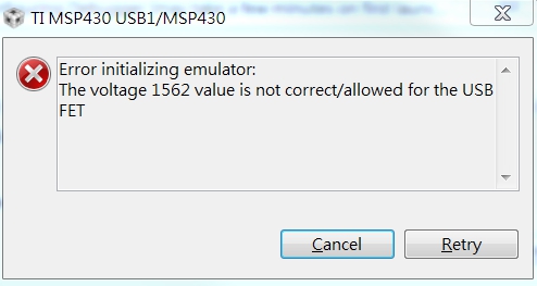 CCS/MSP430F2122: Wrong Identifying On CCS and debugger problems - MSP low-power microcontroller ...