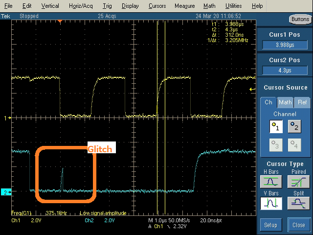 Msp430f5419a Msp430f5419a I2c Glitch Spike Issue Msp Low Power Microcontroller Forum Msp