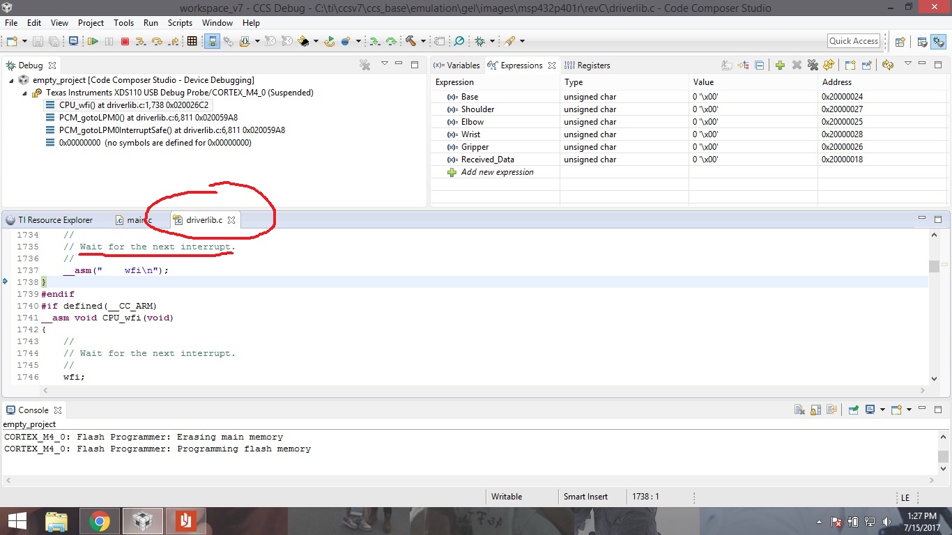 MSP432P401R: MSP432P401R UART Communication with MSP430G2553 - MSP low-power microcontroller ...