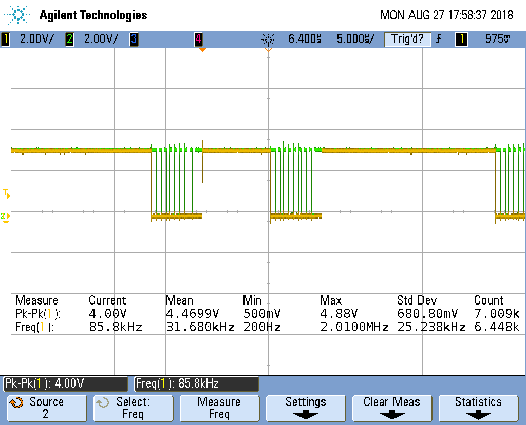CCS/MSP432P4111: SPI on the rtos, when the bitRate is up to 1MHz, every ...