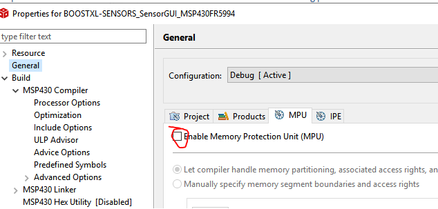 CCS/MSP-EXP430FR5994: MSP430ware_3_80_09_03: FIRMWARE BINARY and SOURCE different behaviour with ...