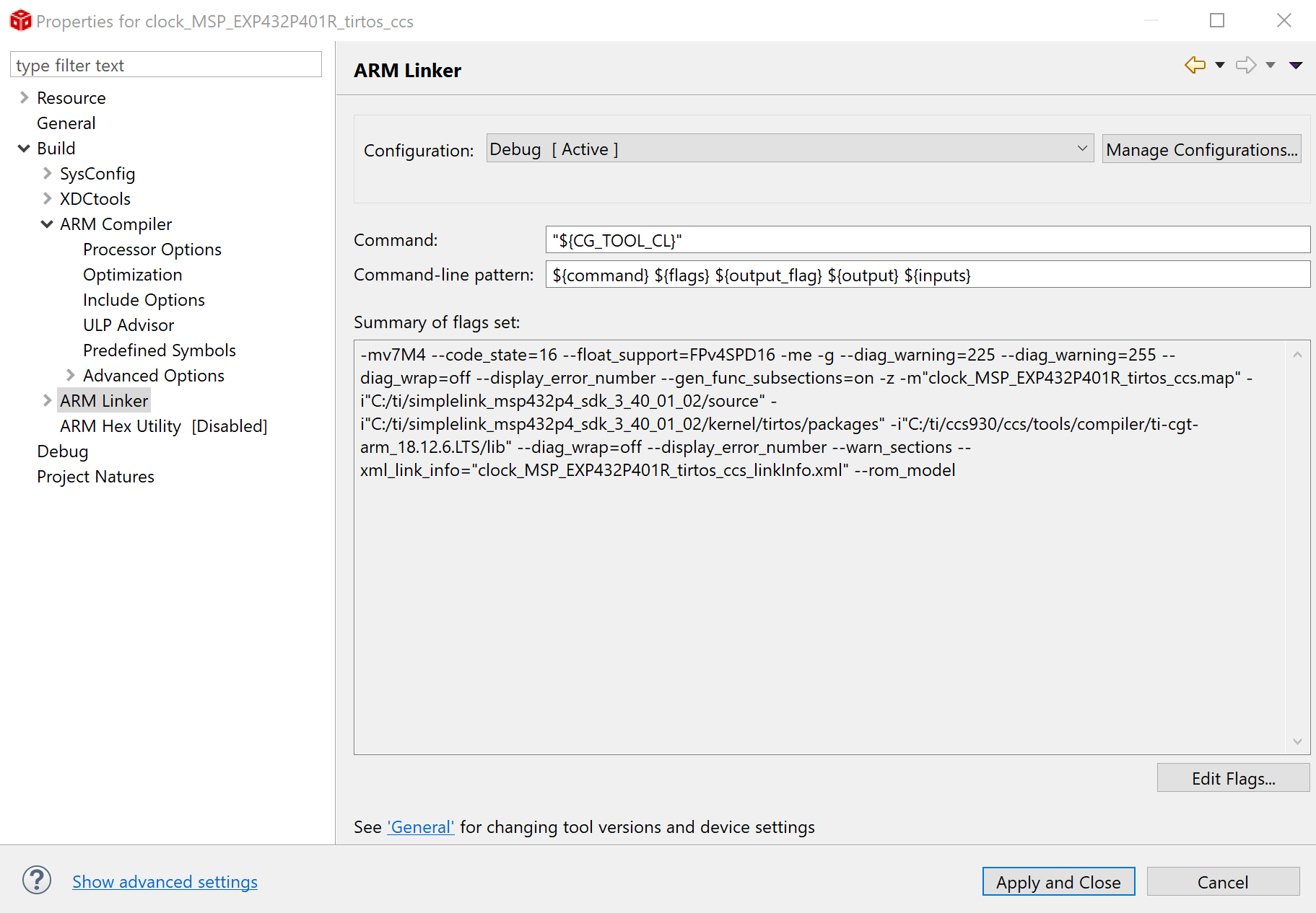 CCS/MSP432P401R: An error when changing Clock.tickSource to Clock.TickSource_USER - MSP low ...