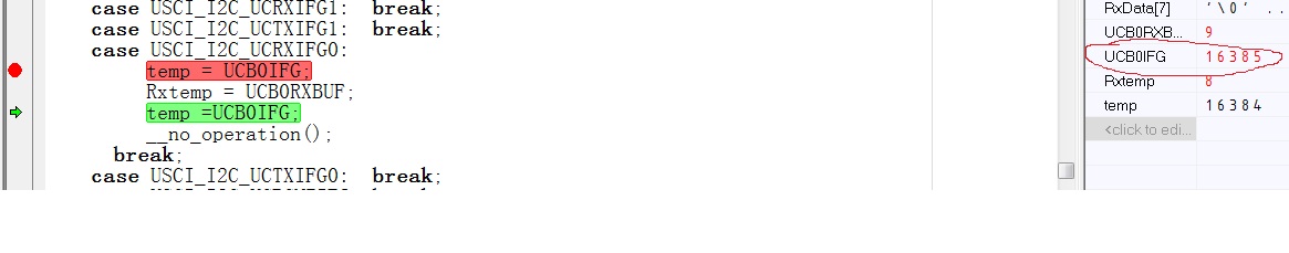 Msp430fr6989s Ucrxifg0 Question In Iic Function Msp Low Power Microcontroller Forum Msp Low