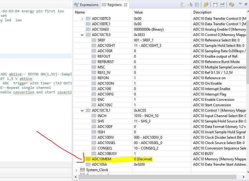 CCS/MSP430G2553: I cannot trigger the ADC with TIMER? - MSP low-power microcontroller forum ...