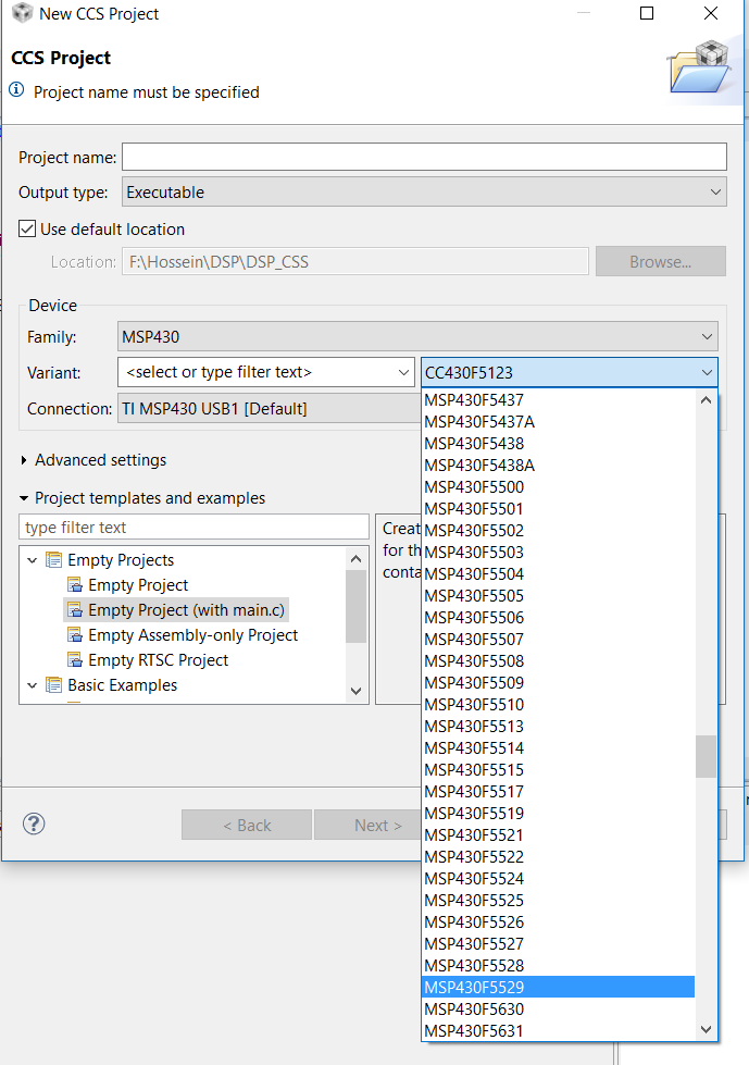 CCS/MSP430G2553: PORTING THE CODES - MSP low-power microcontroller forum - MSP low-power ...