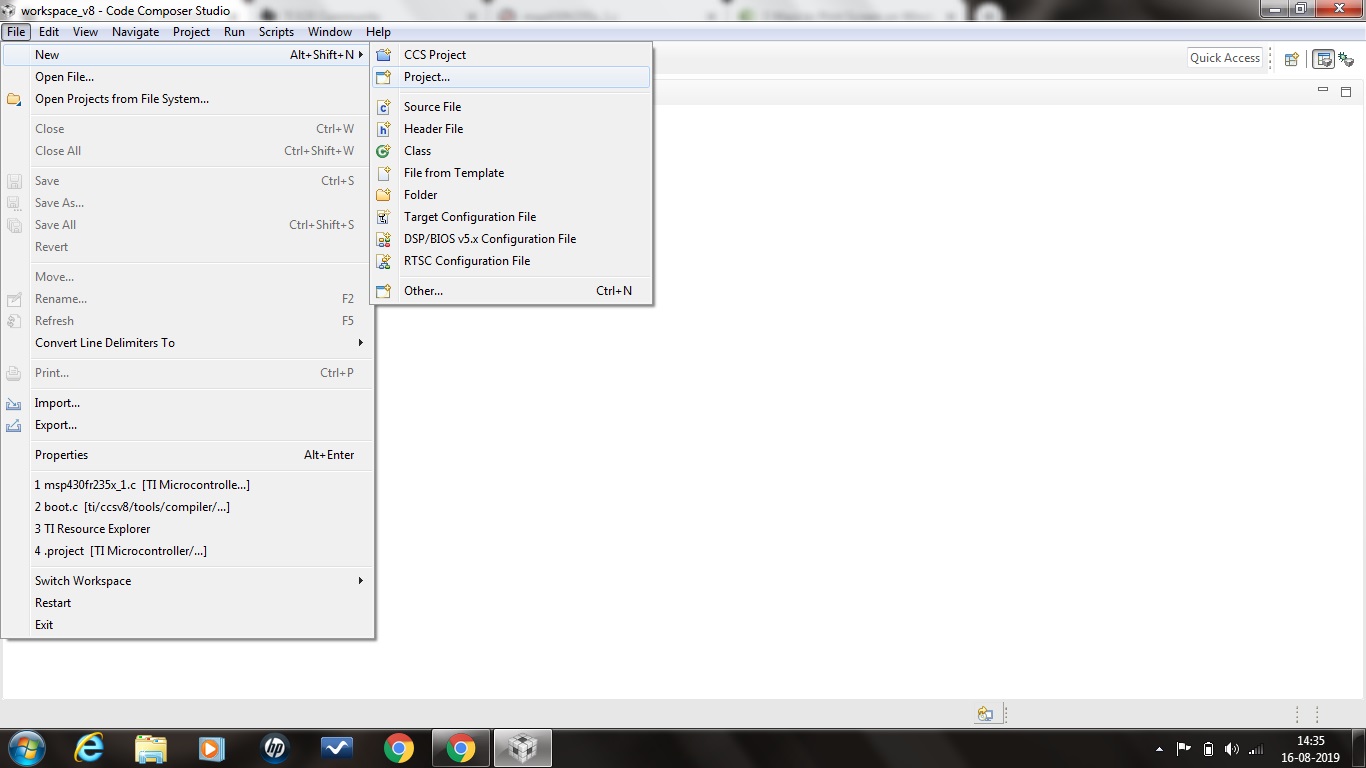 CCS/MSP430FR2355: Newbie on Texas Instruments micro-controller family ...