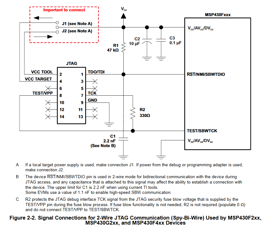 MSP430G2452: MSP430G2452 programming instability, fused bit set and not working - MSP low-power ...