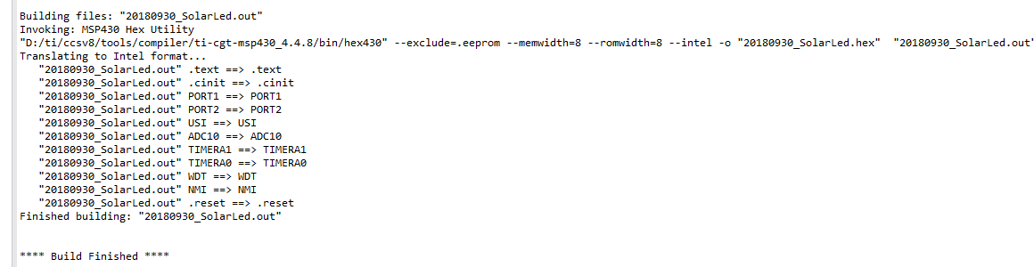 CCS/MSP430G2231: SLAA604 files to modify for most recent compiler ...