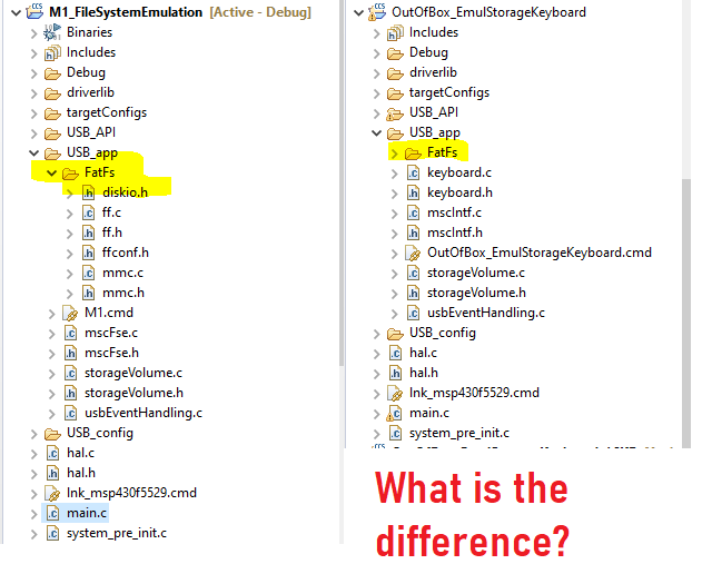 Msp430f5529 Outofbox Demo Lost 20kb Space Of Fatfs Drive Msp Low Power Microcontroller