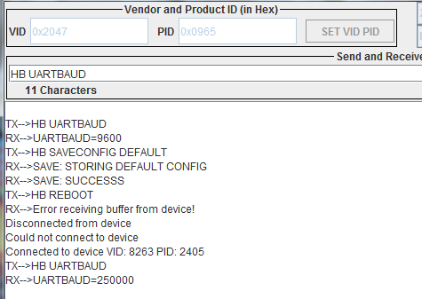 MSP430FR2633: CapTIVate - How to change the uart baud rate of HID Bridge board ? - MSP low-power ...