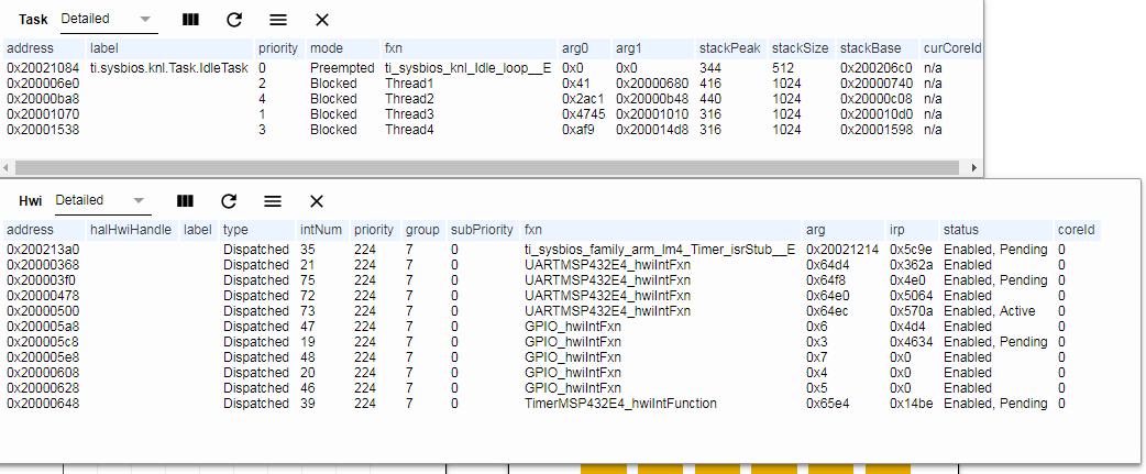 MSP432E401Y: CODE HANG WITH TIMER EVENT - MSP low-power microcontroller forum - MSP low-power ...