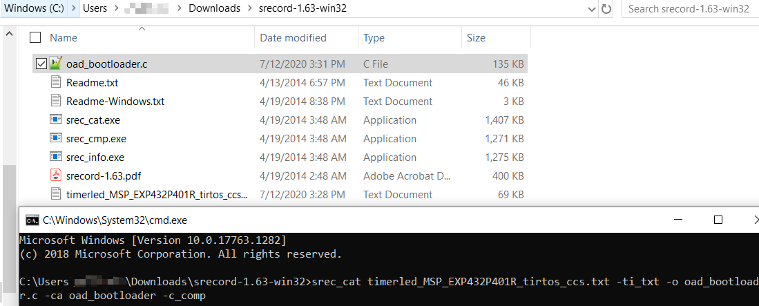 Msp432p401r How Convert Ti Txt File To C Array Msp Low Power Microcontroller Forum Msp Low