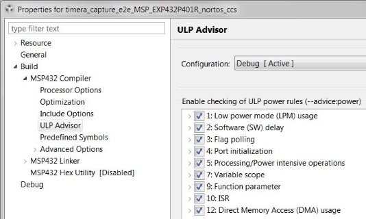 MSP432P401R: How to get rid of ULP4.1 advices? - MSP low-power microcontroller forum - MSP low ...