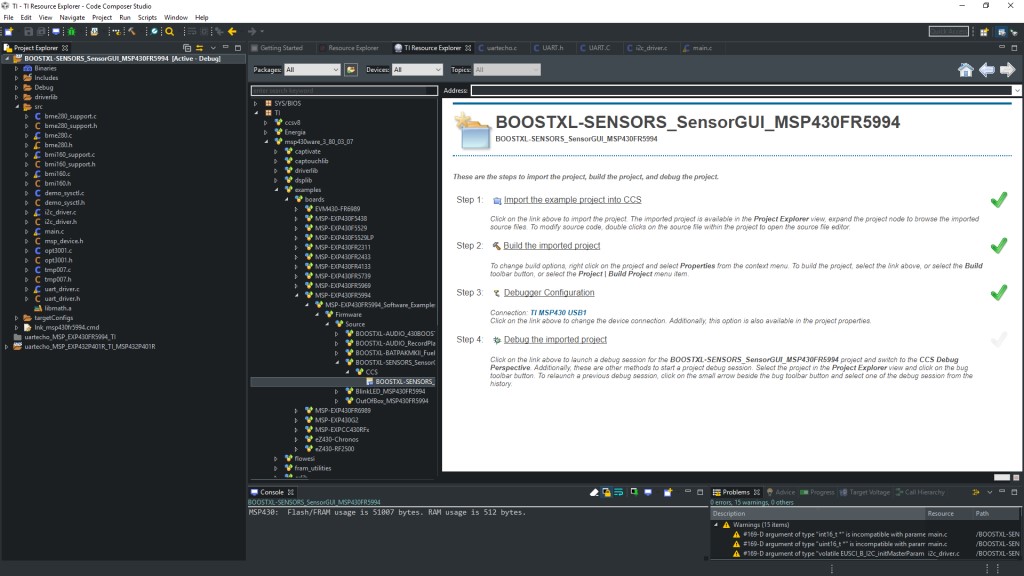 Msp430fr5994 Missing Boosterpack Demo For Sensors Msp Low Power Microcontroller Forum Msp