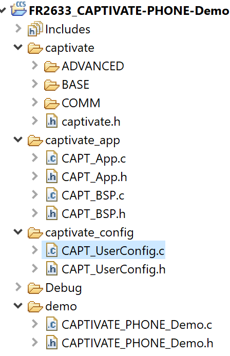 MSP430FR2633: Captivate Library - MSP low-power microcontroller forum - MSP low-power ...