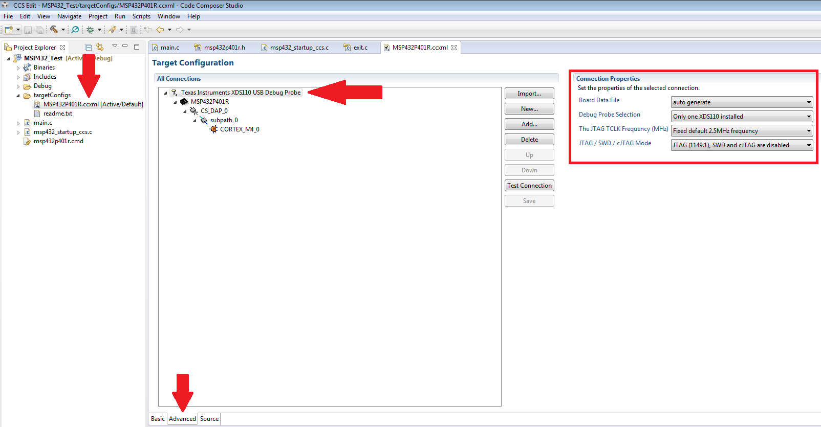Issues With The Debug Xds110 And Msp432 Msp Low Power Microcontroller Forum Msp Low Power