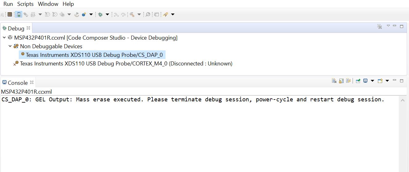 CCS/MSP432P401R: MSP432P401R rev.D JTAG programming error - MSP low-power microcontroller forum ...