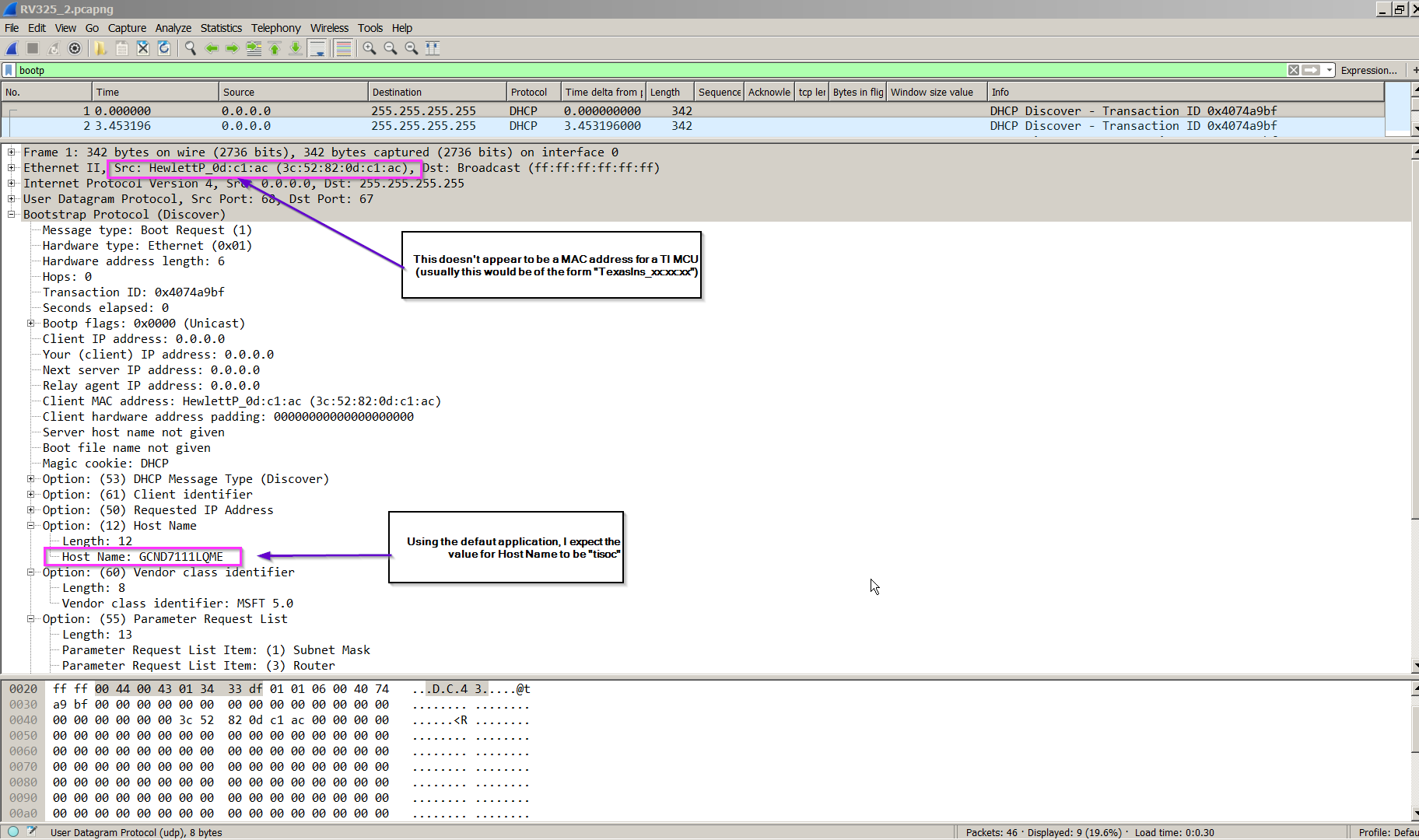 RTOS/MSP432E401Y: DHCP Fault 002 with certain routers such as Cisco ...