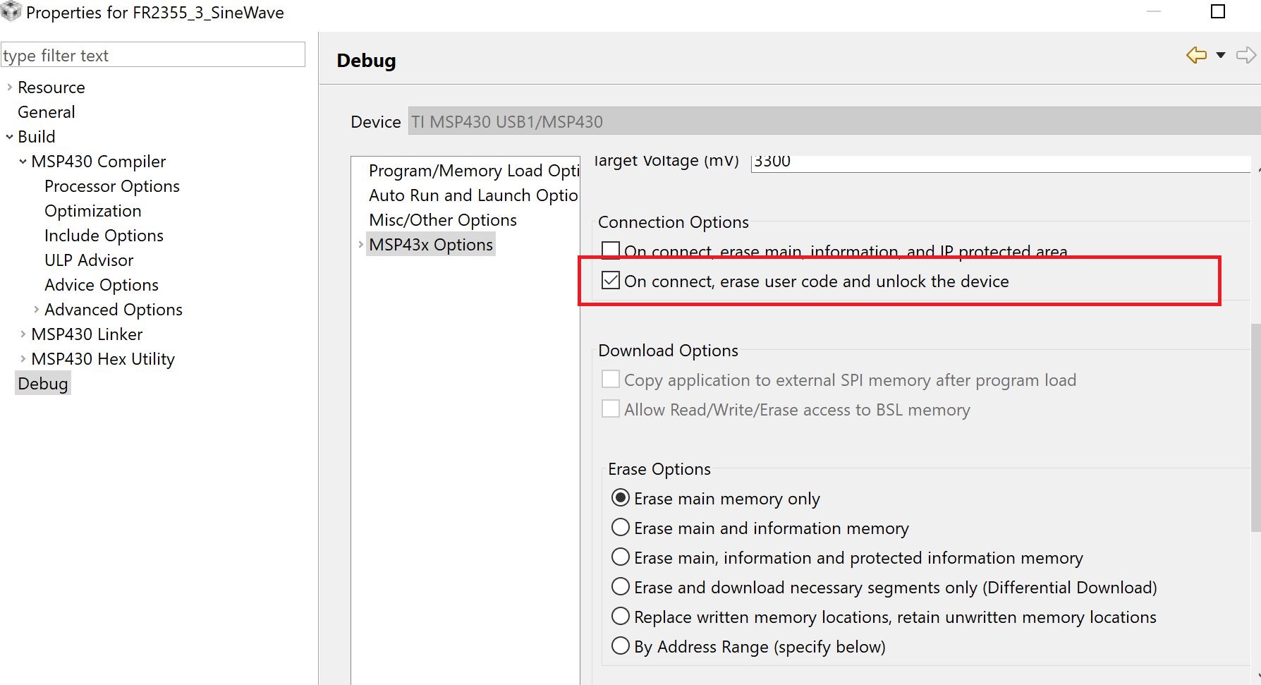 Msp430fr2311 Jtag Lock Msp Low Power Microcontroller Forum Msp Low