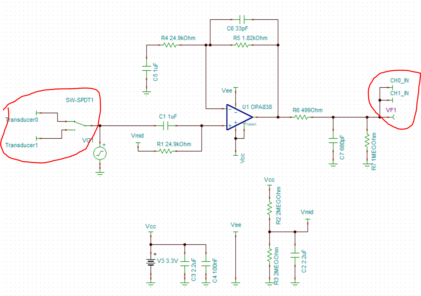 MSP430FR6047: Muxing and pin connections w/ external amp - MSP low ...