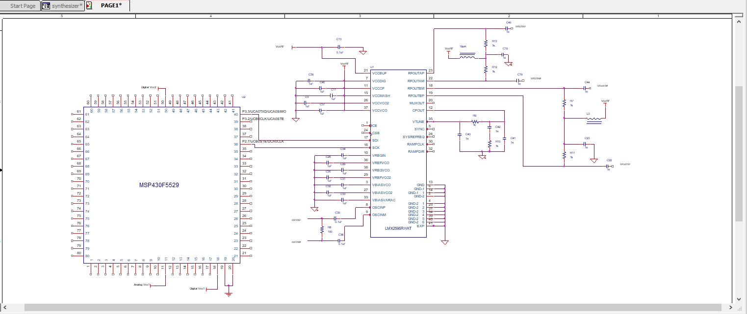 MSP430F5529: MSP430F5529, LMX2595 - MSP low-power microcontroller forum - MSP low-power ...